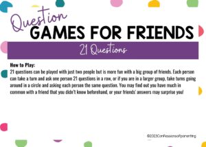 24 Fun and Entertaining Question Games For Friends
