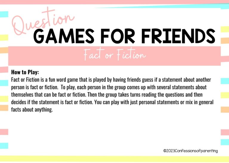 24 Fun and Entertaining Question Games For Friends