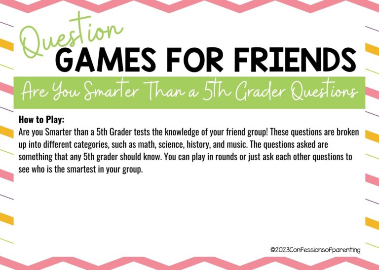 24 Fun and Entertaining Question Games For Friends