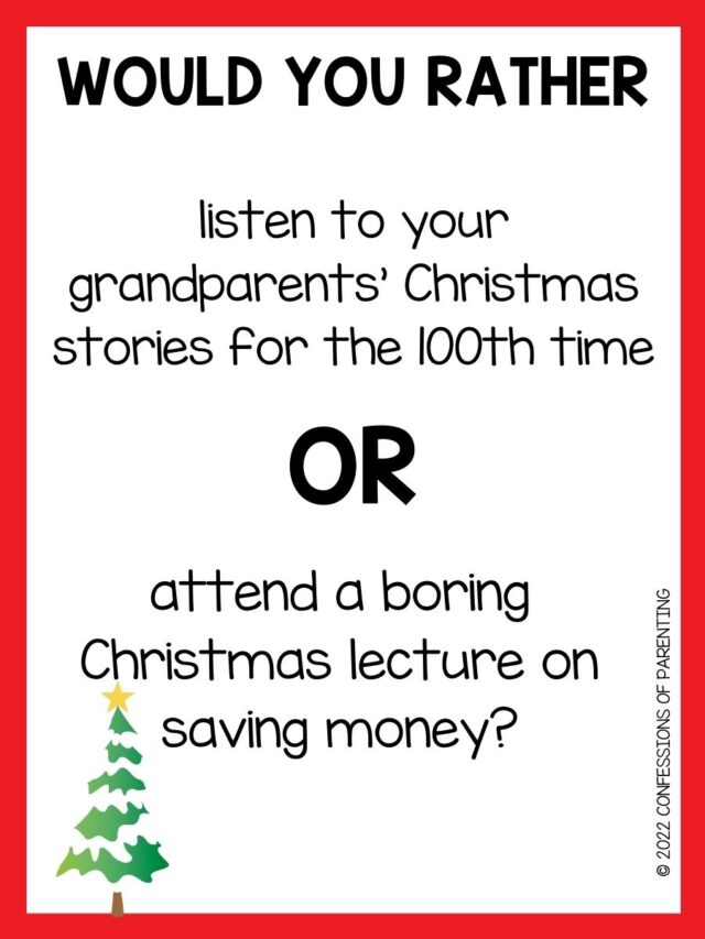 200 Best Christmas Would You Rather Questions