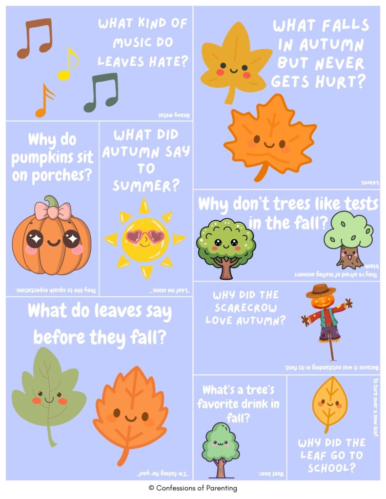 Best Autumn Jokes for Kids – Funny & Clean Fall Jokes