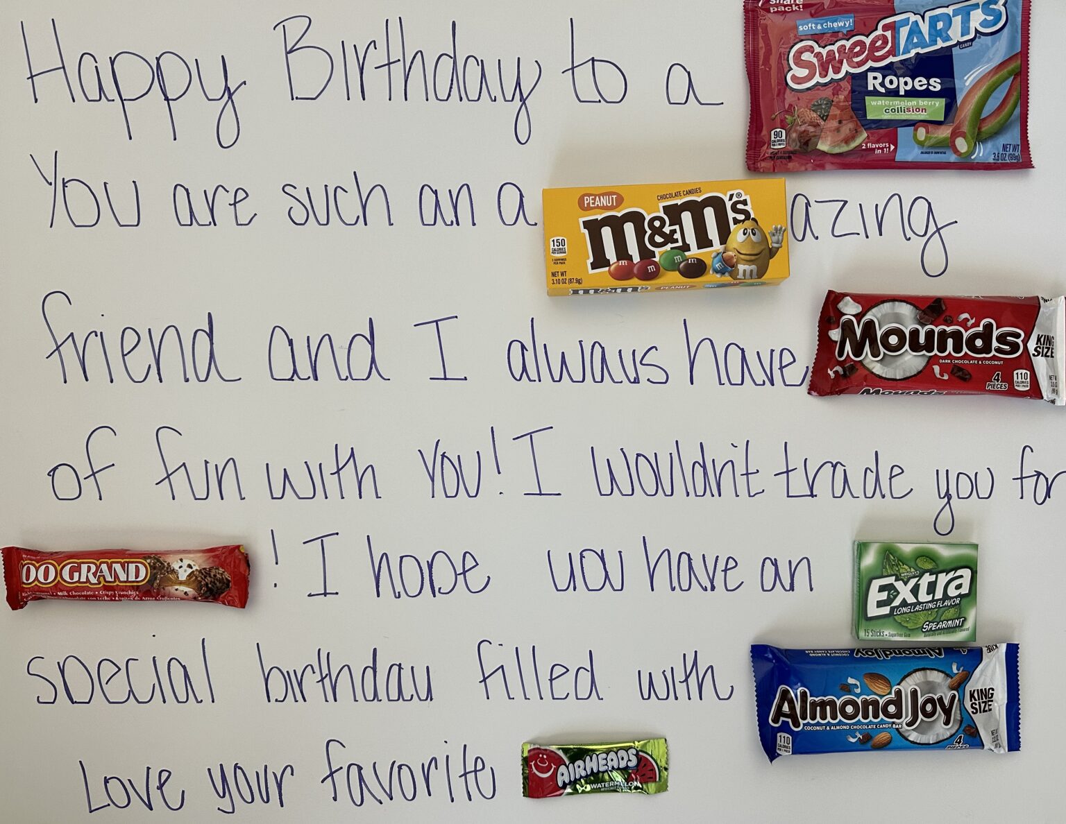 Best Birthday Candy Poster Ideas + Printable Sayings