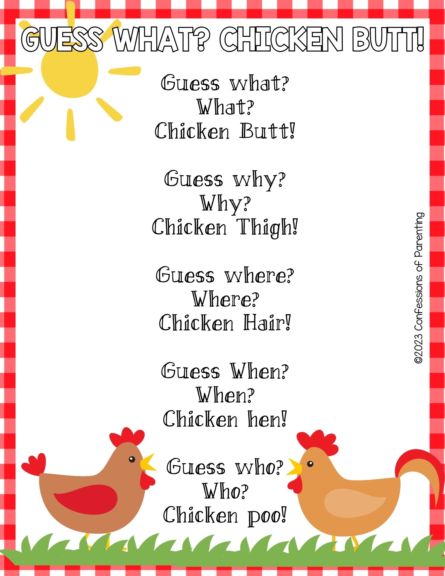 Guess What Chicken Butt! Lyrics + Video [Free Download]