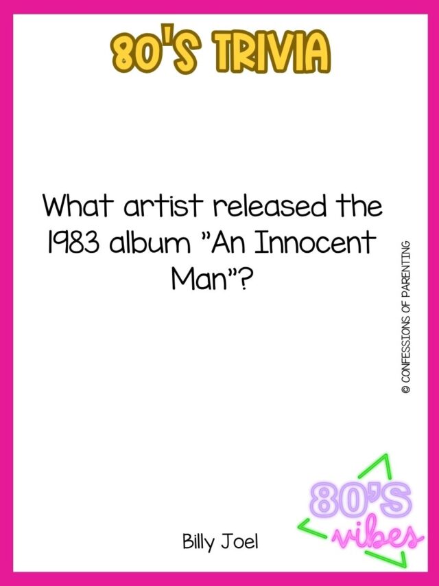 The Best 80's Trivia Questions [Includes Music & Movies]