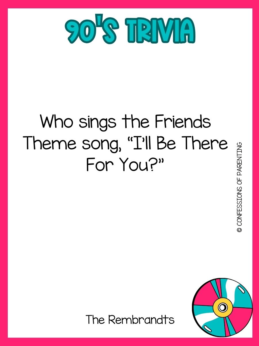 The Best 90s Trivia Questions [Includes Music and Movies]