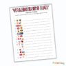 Fun & Free Valentine's Day Emoji Game Printable