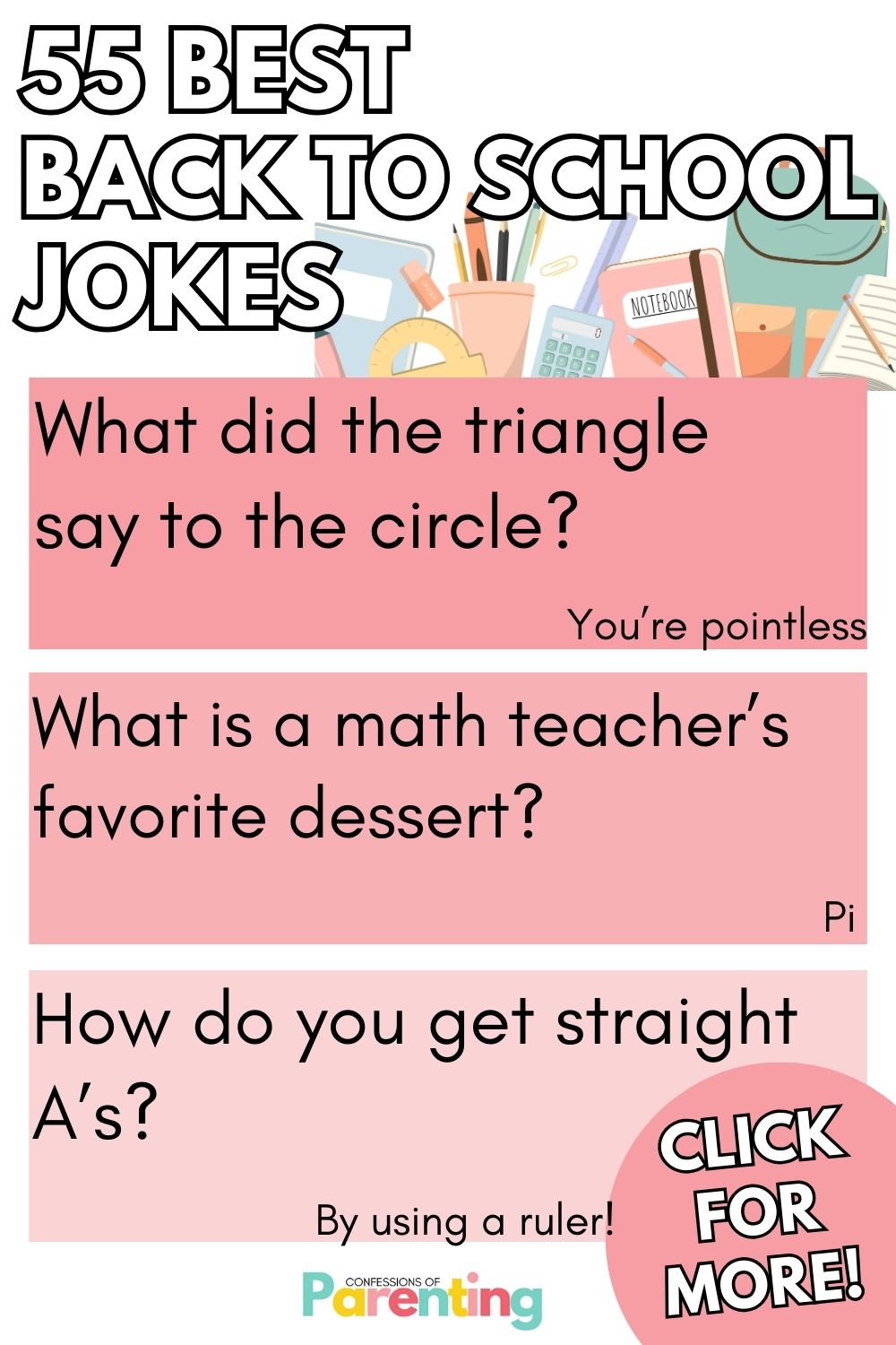75 Back to School Jokes for Kids, Teens & Teachers