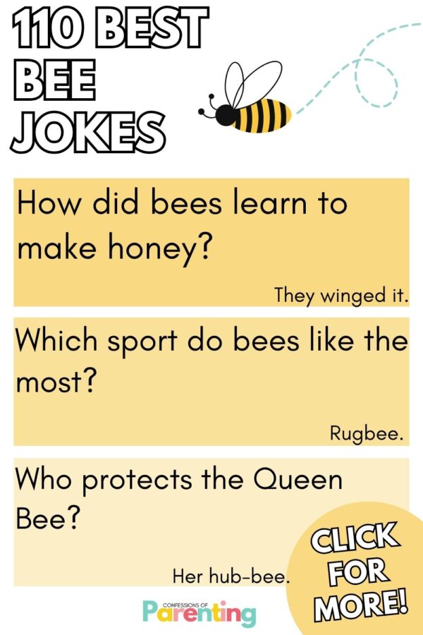 110 Best Bee Jokes That Will Get You Buzzing With Laughter [Free Joke ...