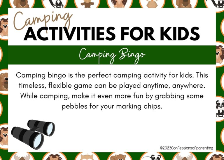 60 Fun Camping Activities for Kids To Entertain Them!