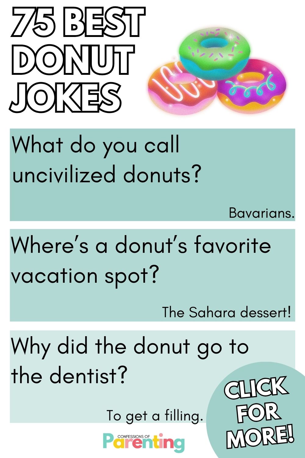 75 Best Donut Jokes for Kids that Are Hysterical