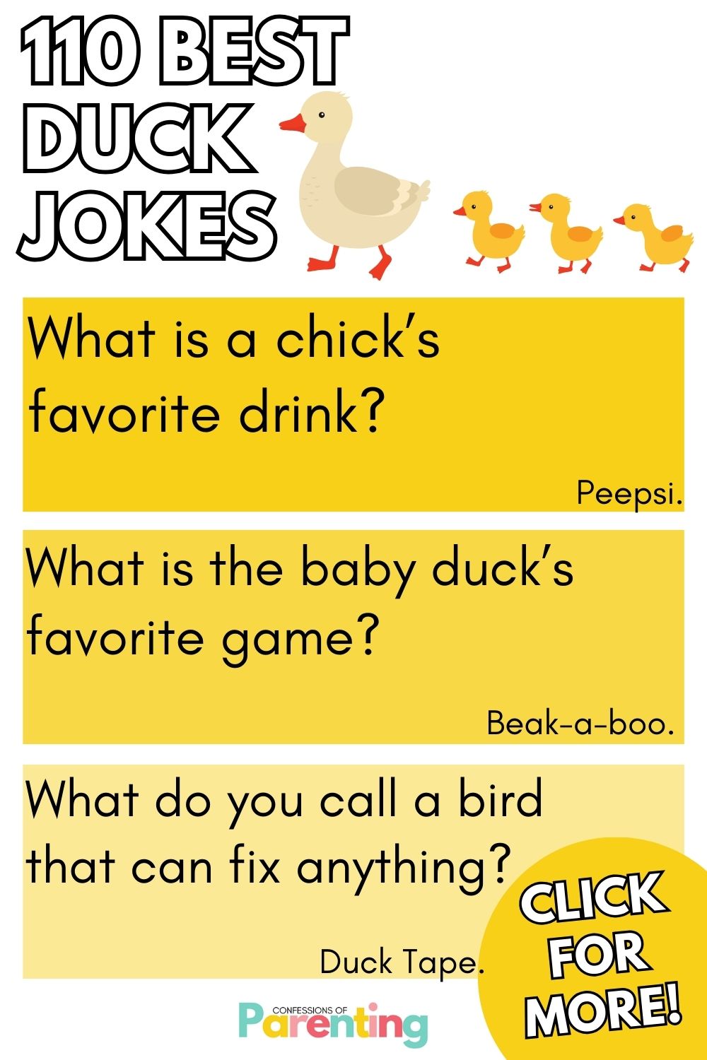 110 Duck Jokes That Make You Quack Up!