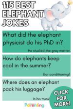115 Funny Elephant Jokes That Make You LOL [Free Joke Cards]