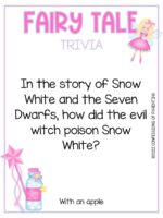 100 Fairy Tale Trivia Questions for Kids