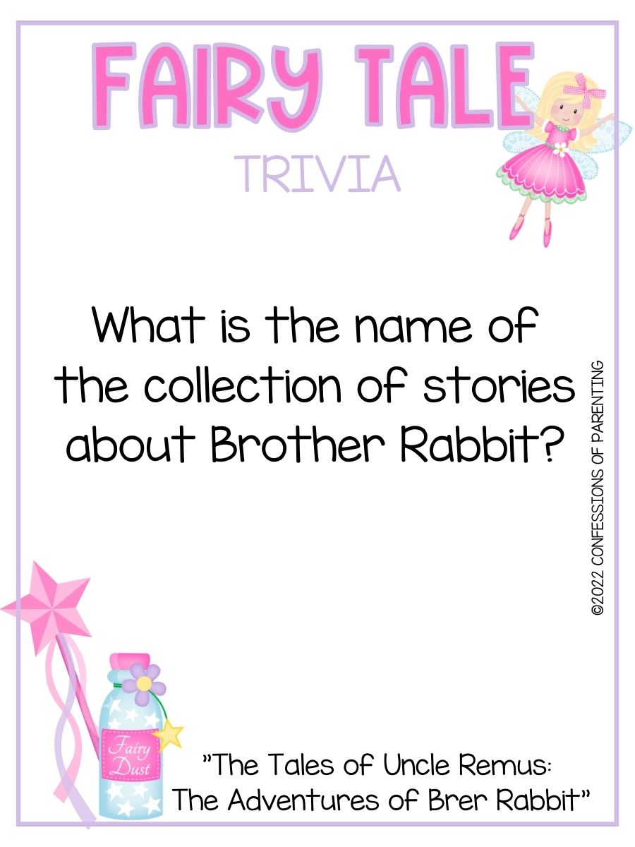 100 Fairy Tale Trivia Questions for Kids