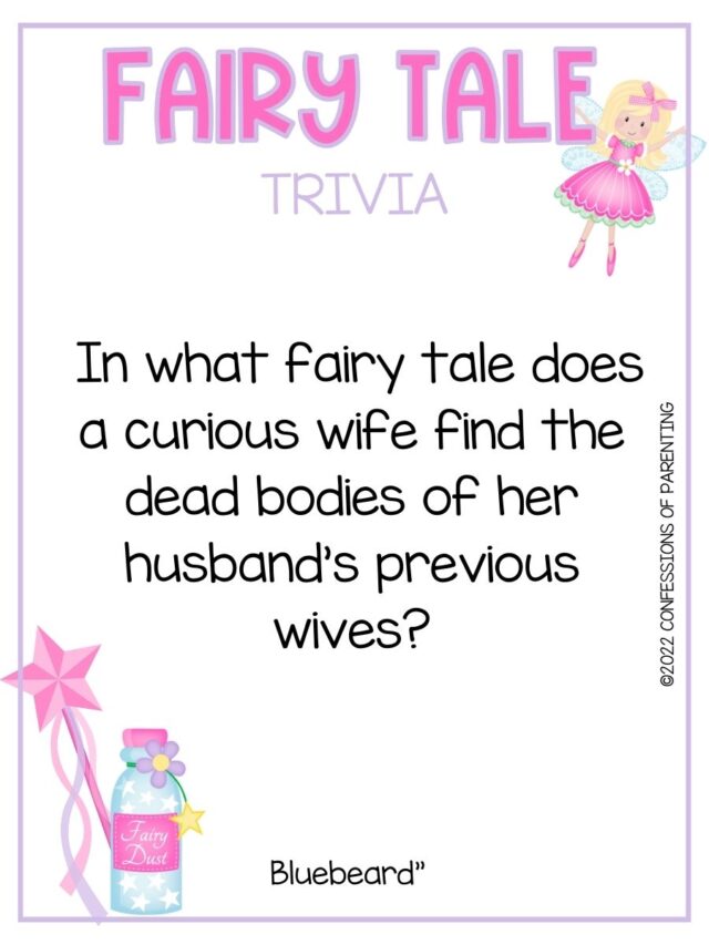 100 Fairy Tale Trivia Questions for Kids