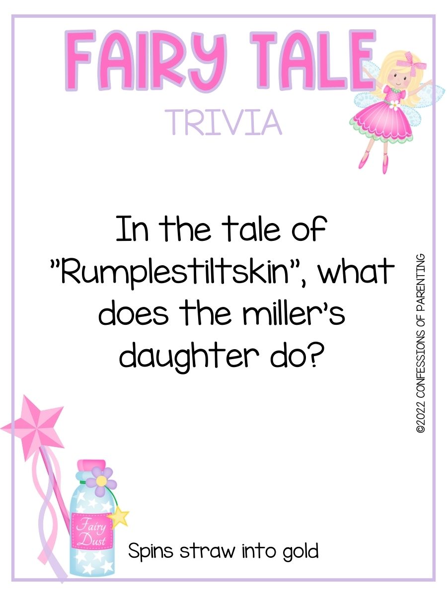 100 Fairy Tale Trivia Questions for Kids