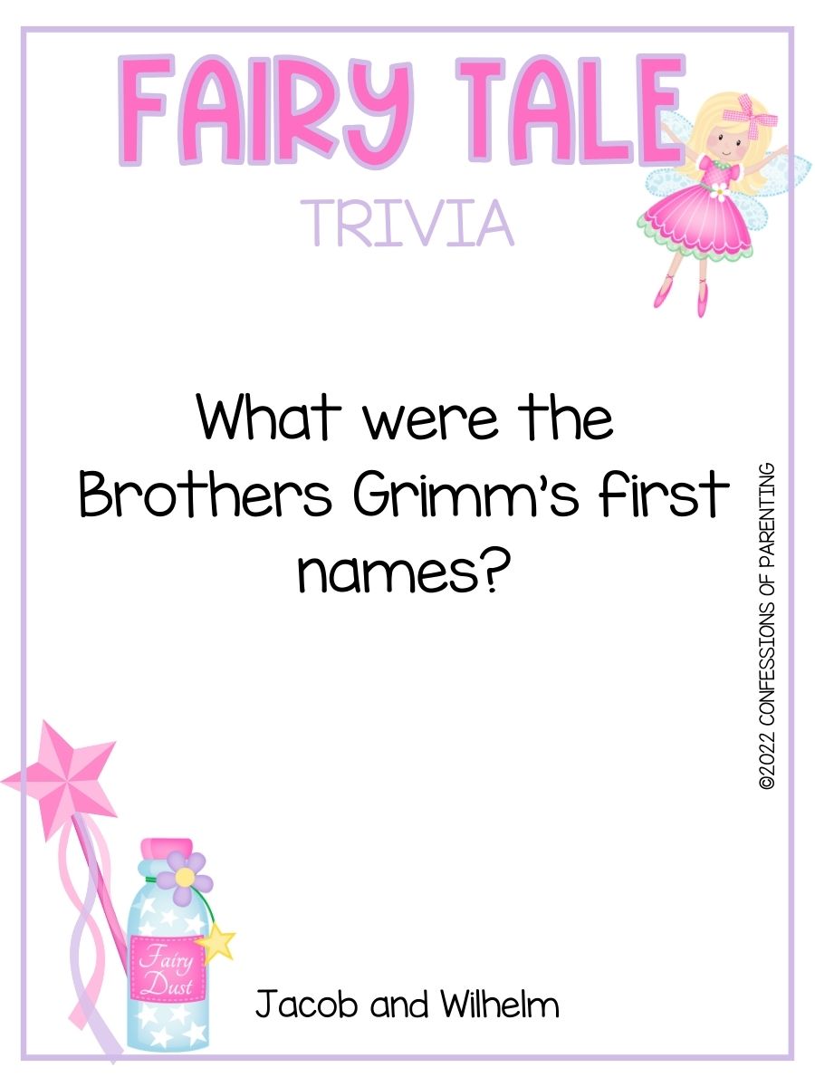 100 Fairy Tale Trivia Questions for Kids