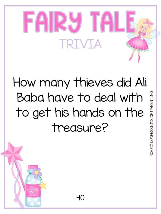 100 Fairy Tale Trivia Questions for Kids