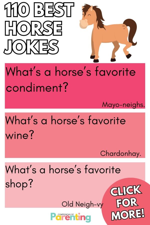 110 The Funniest Horse Jokes That Make You Giddy Up and Giggle [Free ...