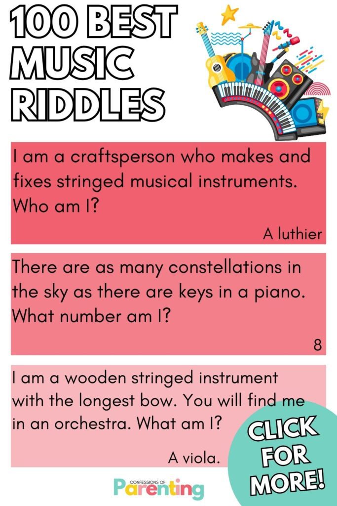 100 Best Music Riddles That Drum Up Fun [Free Riddle Cards]