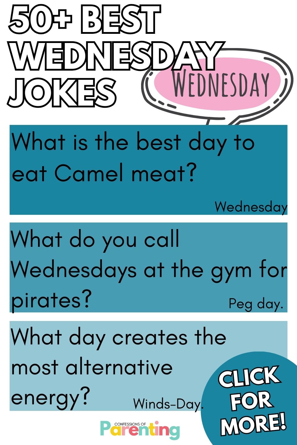 50+ Best Wednesday Jokes That Make LOL [Free Joke Cards]