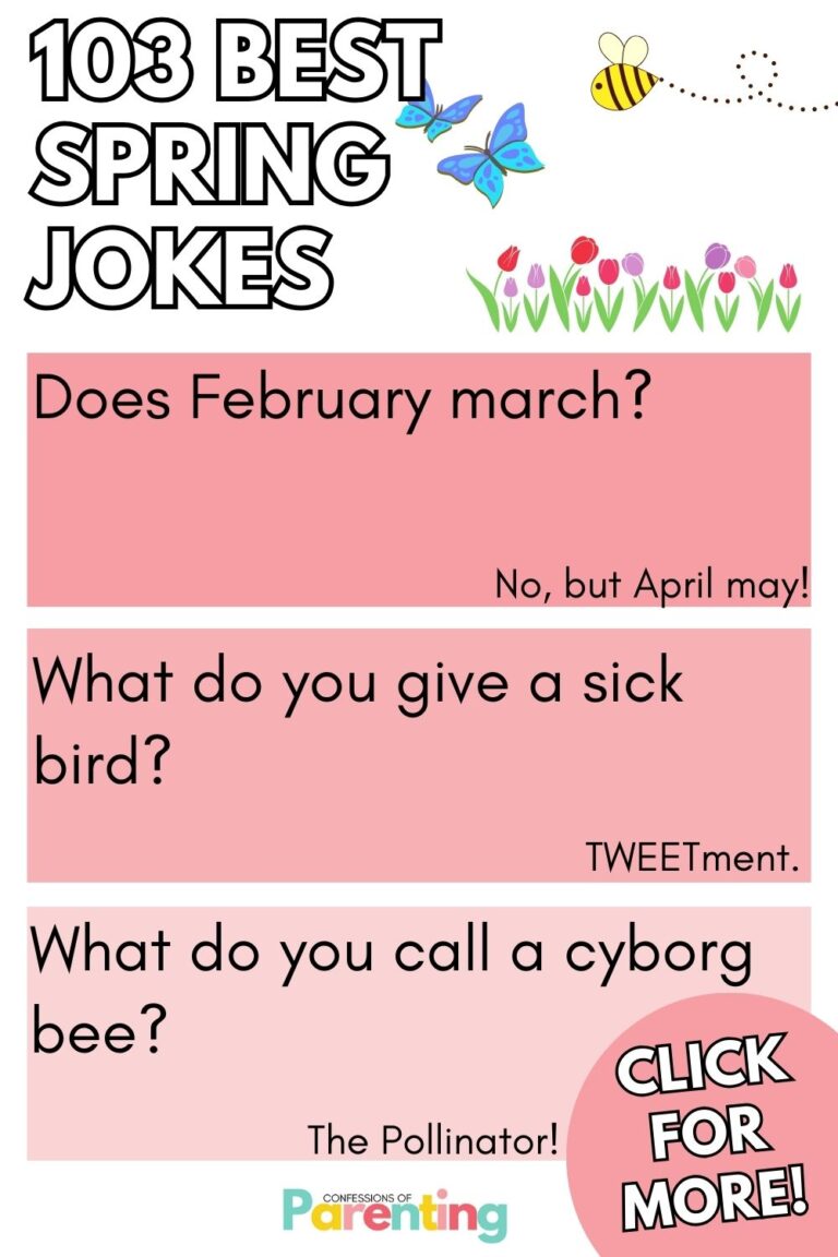 103 Best Spring Jokes For Kids [Free Joke Cards]