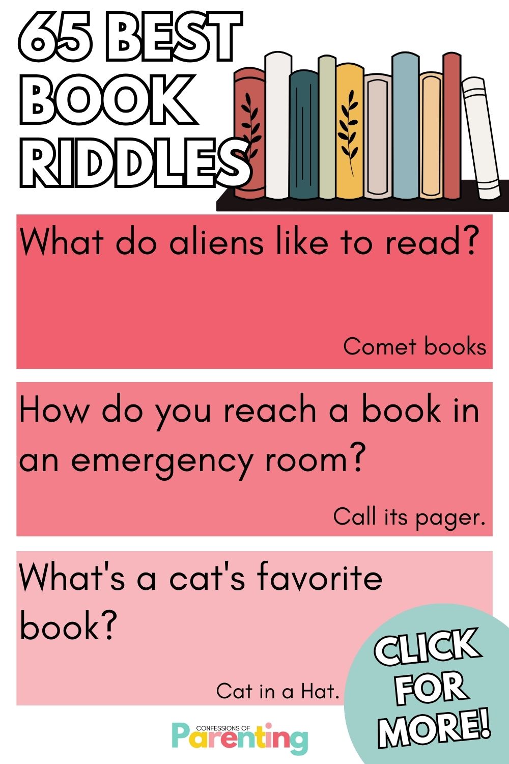 65 Book-Tastic Book Riddles [Free Riddle Cards]