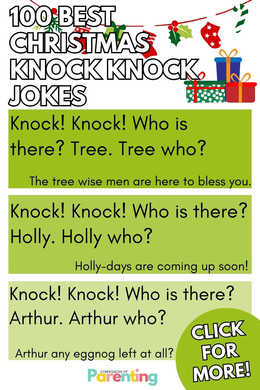 The Best Christmas Knock Knock Jokes for Kids (Clean & Funny)