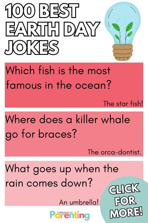 100 Earth Day Jokes for Kids That Will Make Them Laugh