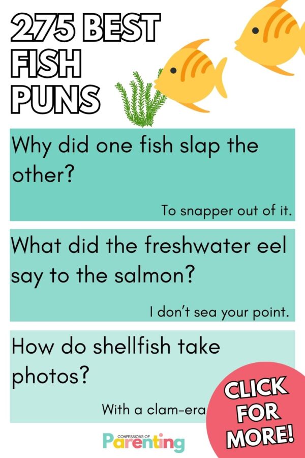 275 Funny Fish Puns That Are Gill-Tastic