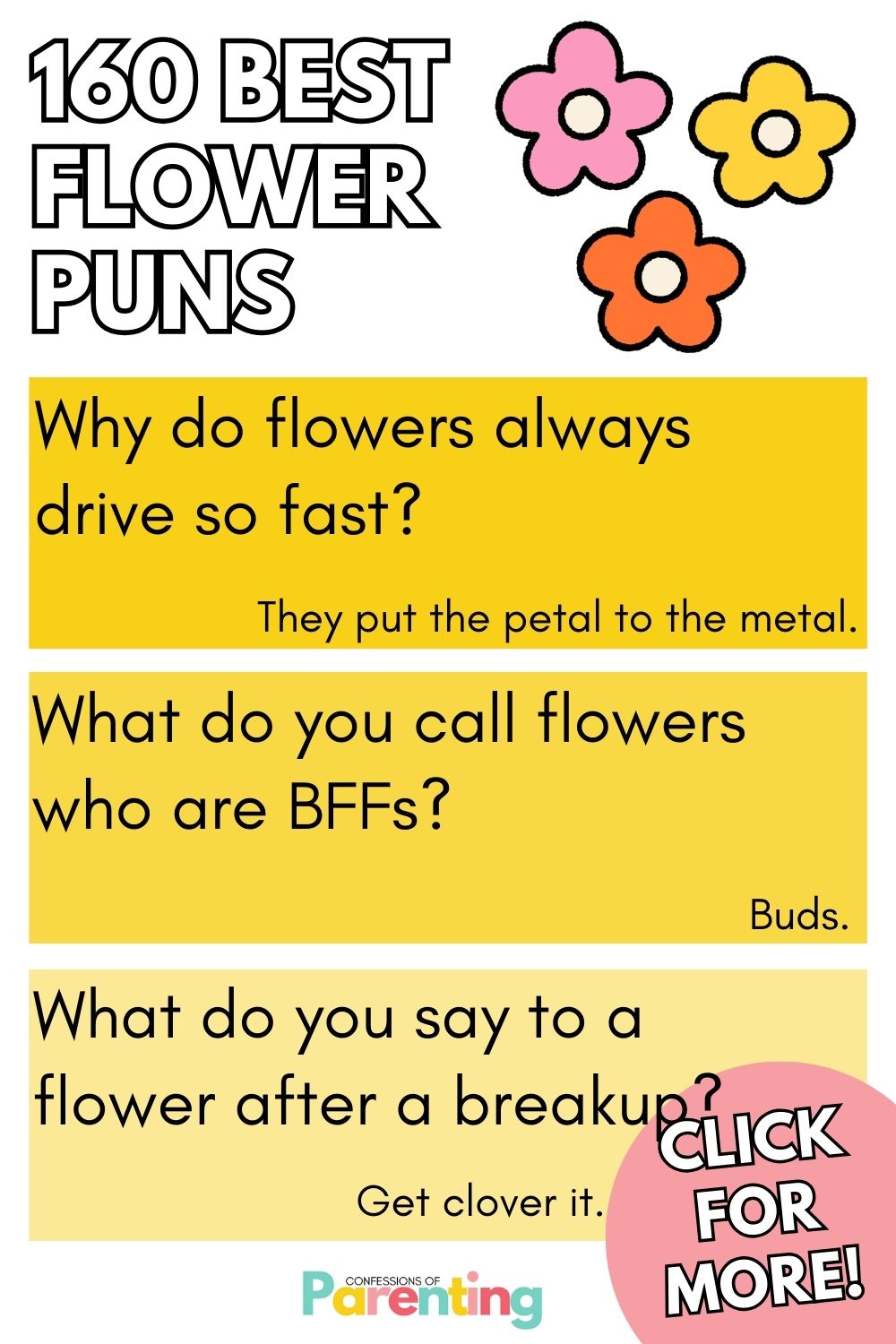 160 Best Flower Puns That Will Make Your Daisy!
