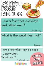 75 Best Food Riddles You'll Love [Free Riddle Cards]