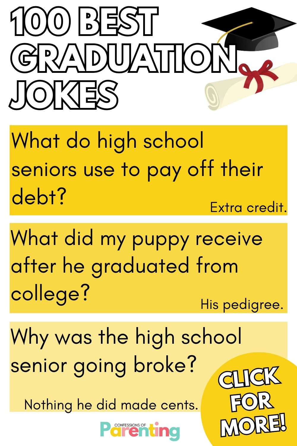 100 The Best Graduation Jokes