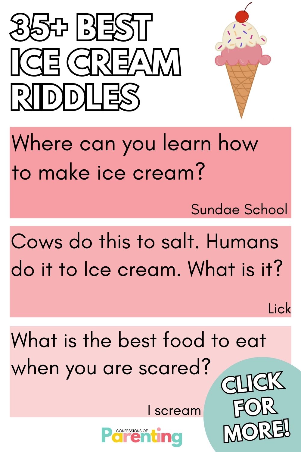 35+ Sweet Ice Cream Riddles