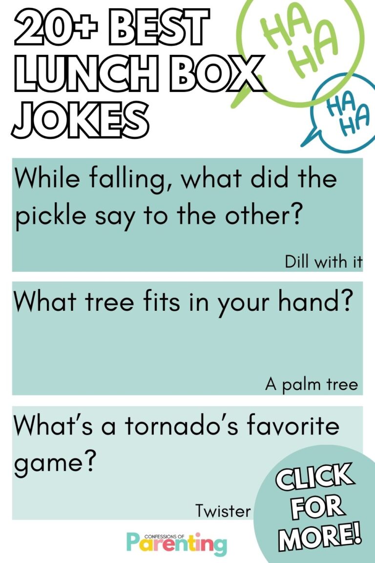 Funny Lunch Box Jokes 24 Printable Cards!