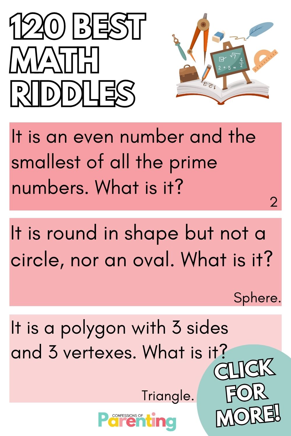 120 Math Riddles That Will Have Your Un-Divided Attention