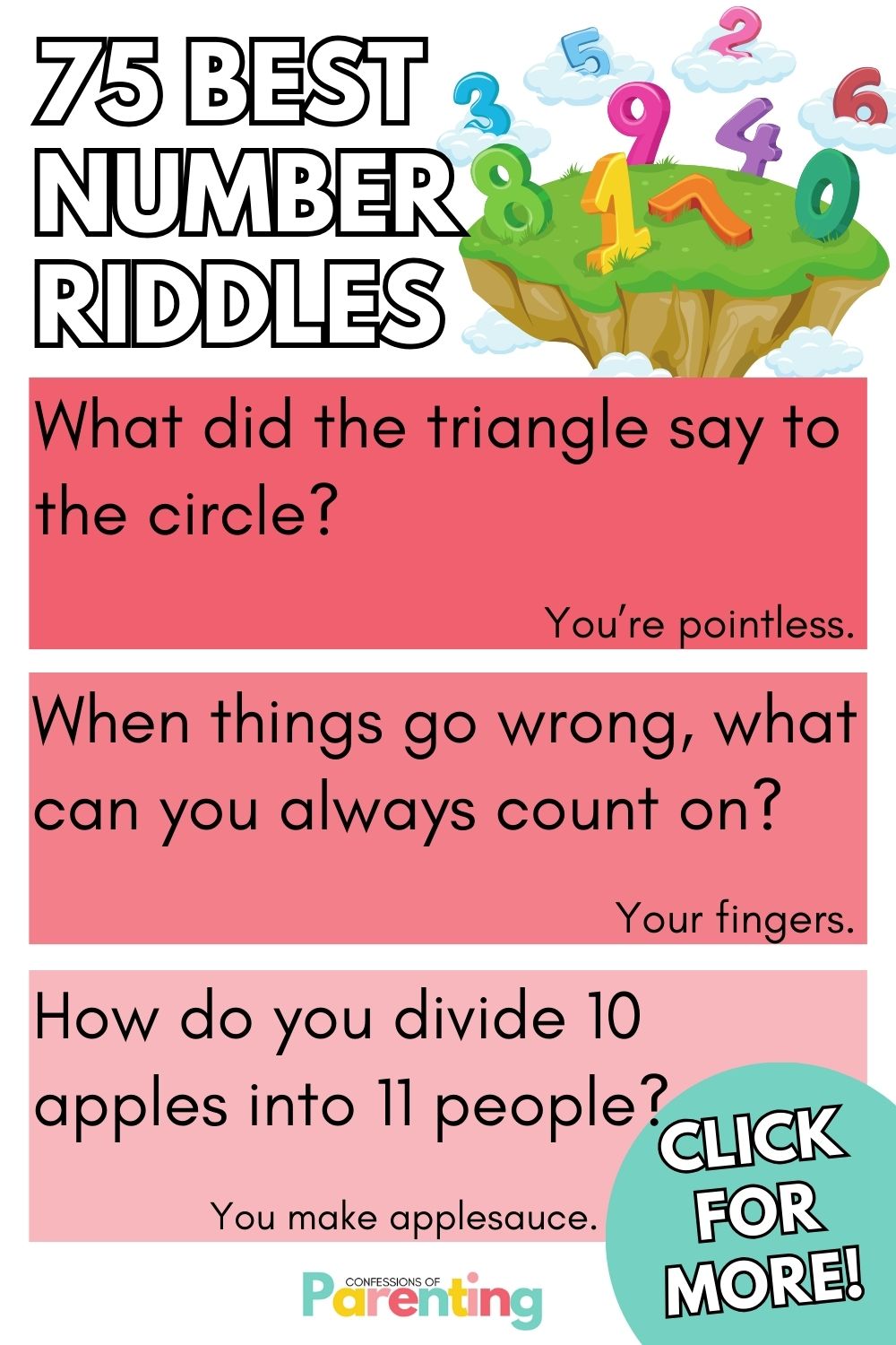 75 Awesome Number Riddles
