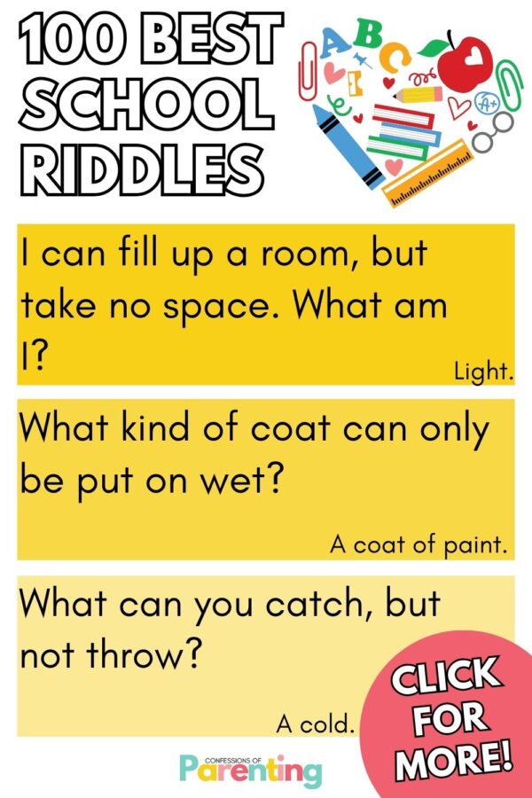 100 Tricky School Riddles That Will Blow Your Mind