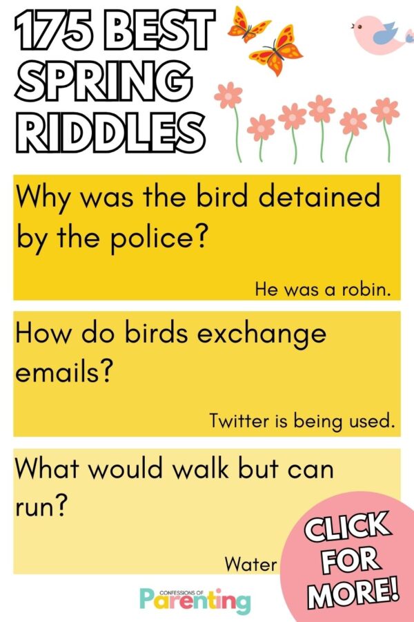 70 Best Spring Riddles for Kids (With Answers) Funny & Easy