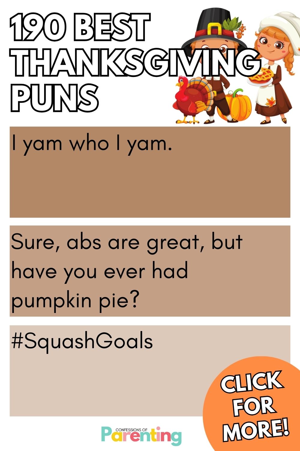 Best Thanksgiving Puns – 90+ Funny & Cute Thanksgiving Jokes