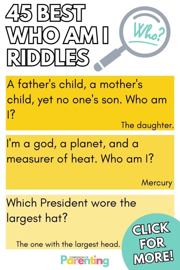 45 Awesome Who Am I Riddles? [Free Riddle Cards]