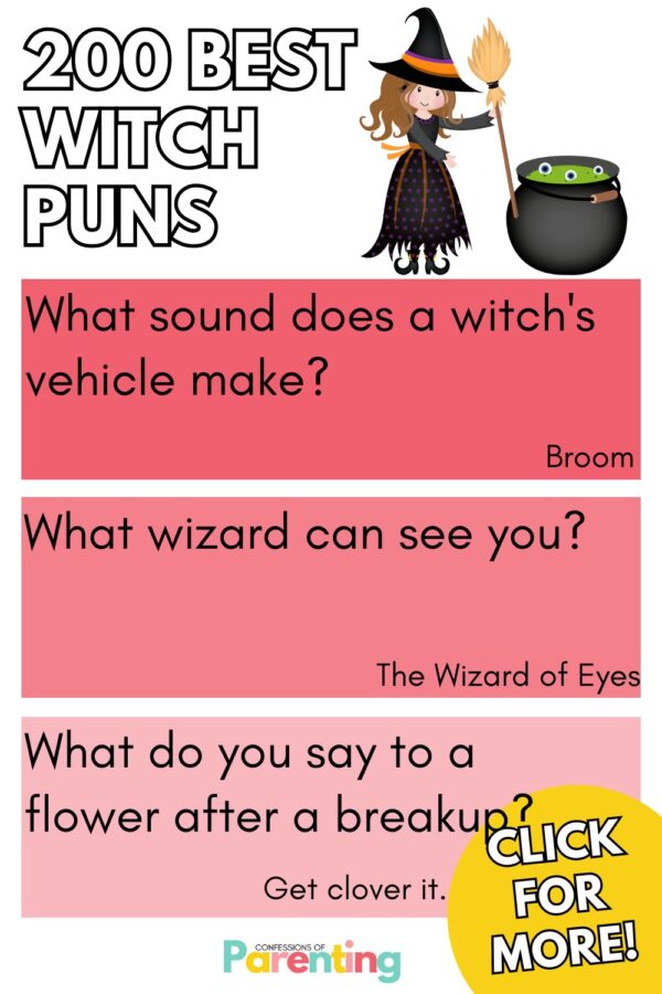 200 Wickedly Amazing Witch Puns