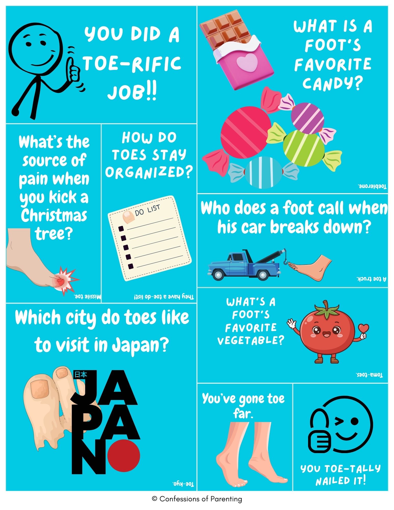 Toe Puns for Kids – Funny, Clean Toe Jokes the Whole Family Will Love
