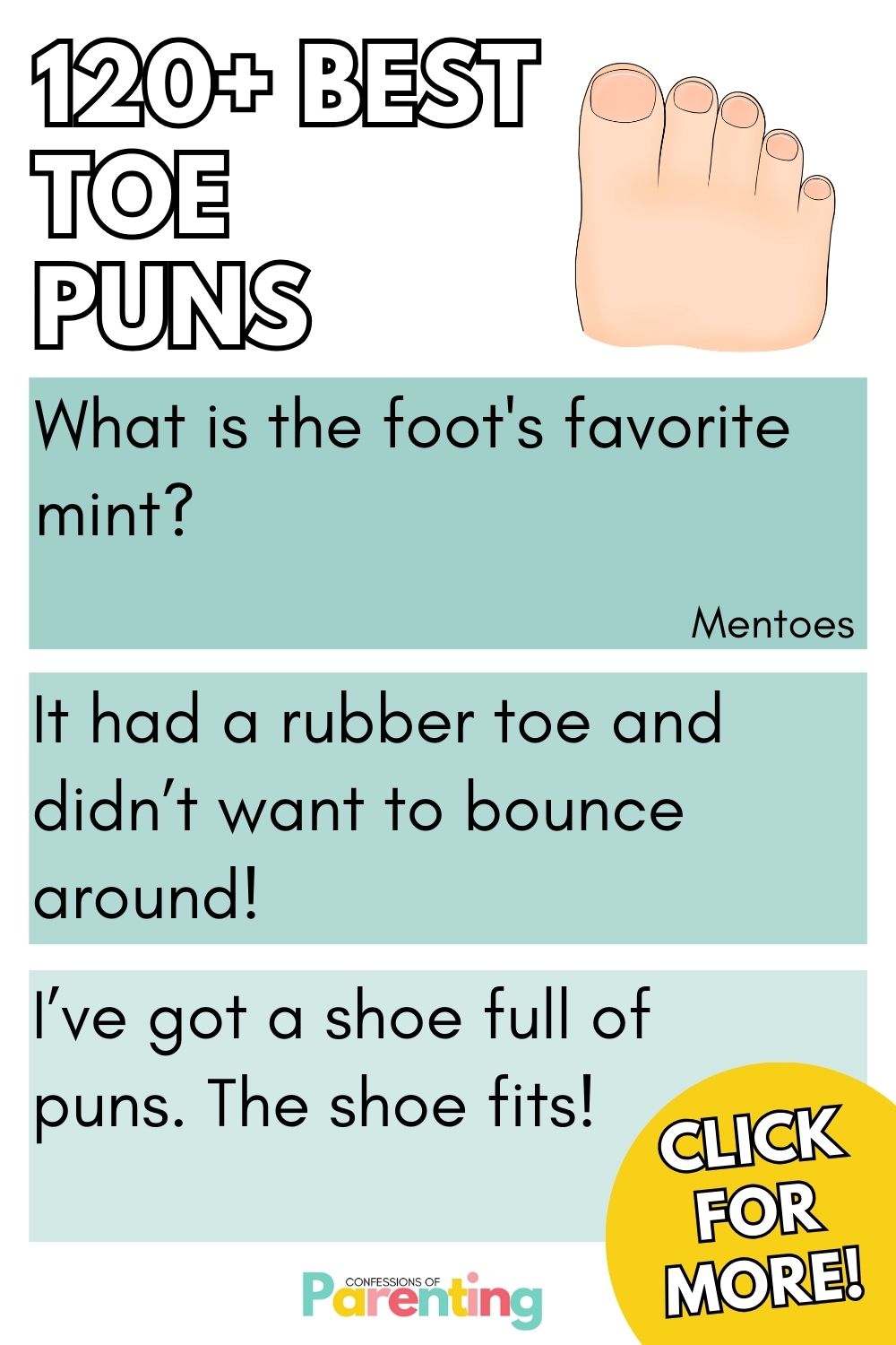 Toe Puns for Kids – Funny, Clean Toe Jokes the Whole Family Will Love