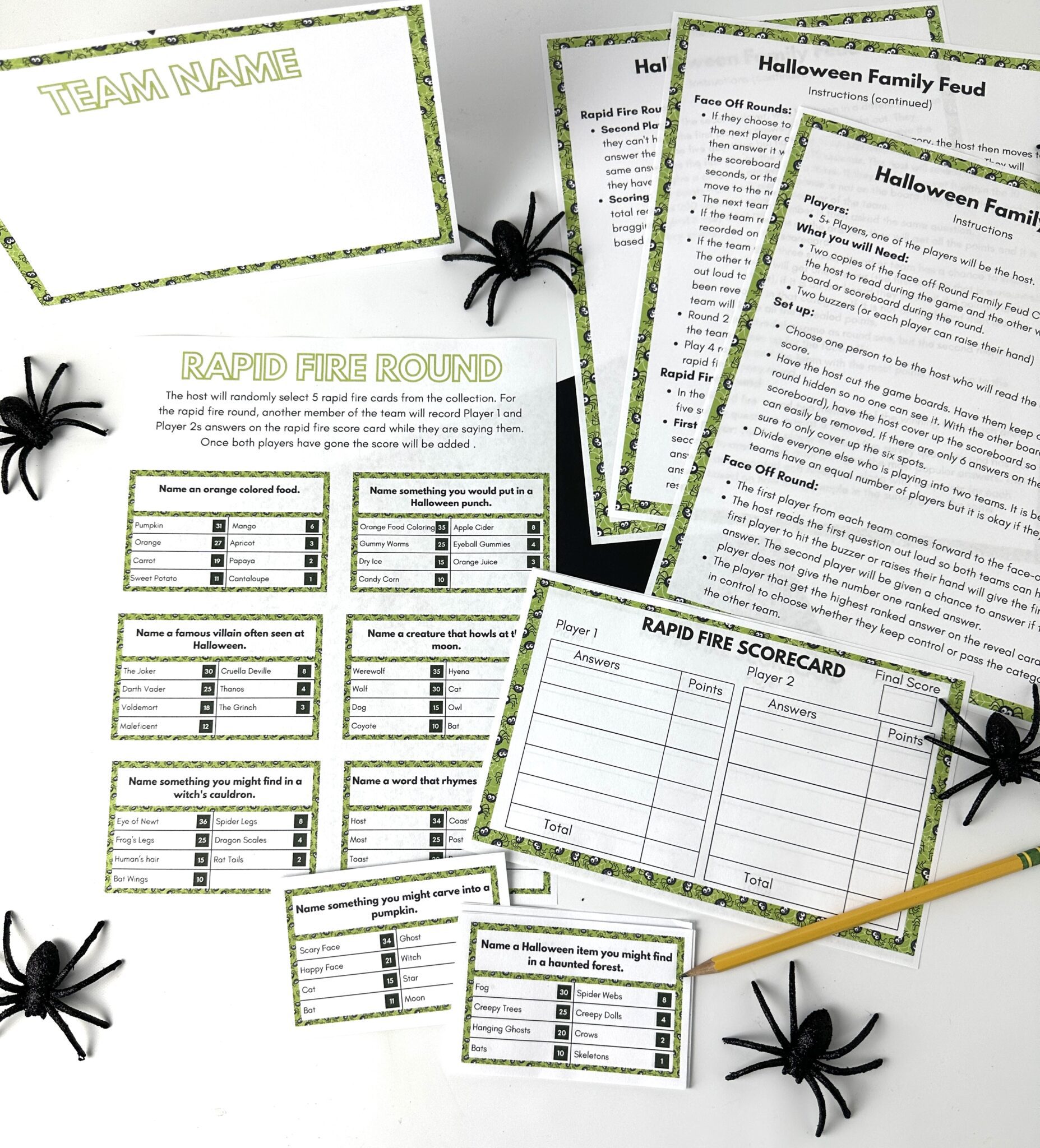 40 Halloween Family Feud Questions [Free Download]