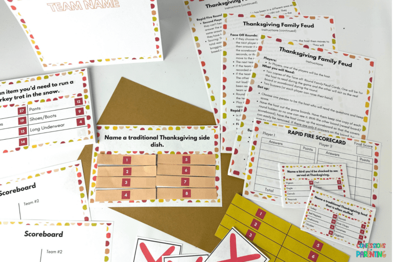 Thanksgiving Archives - Confessions of Parenting- Games, Jokes and Fun