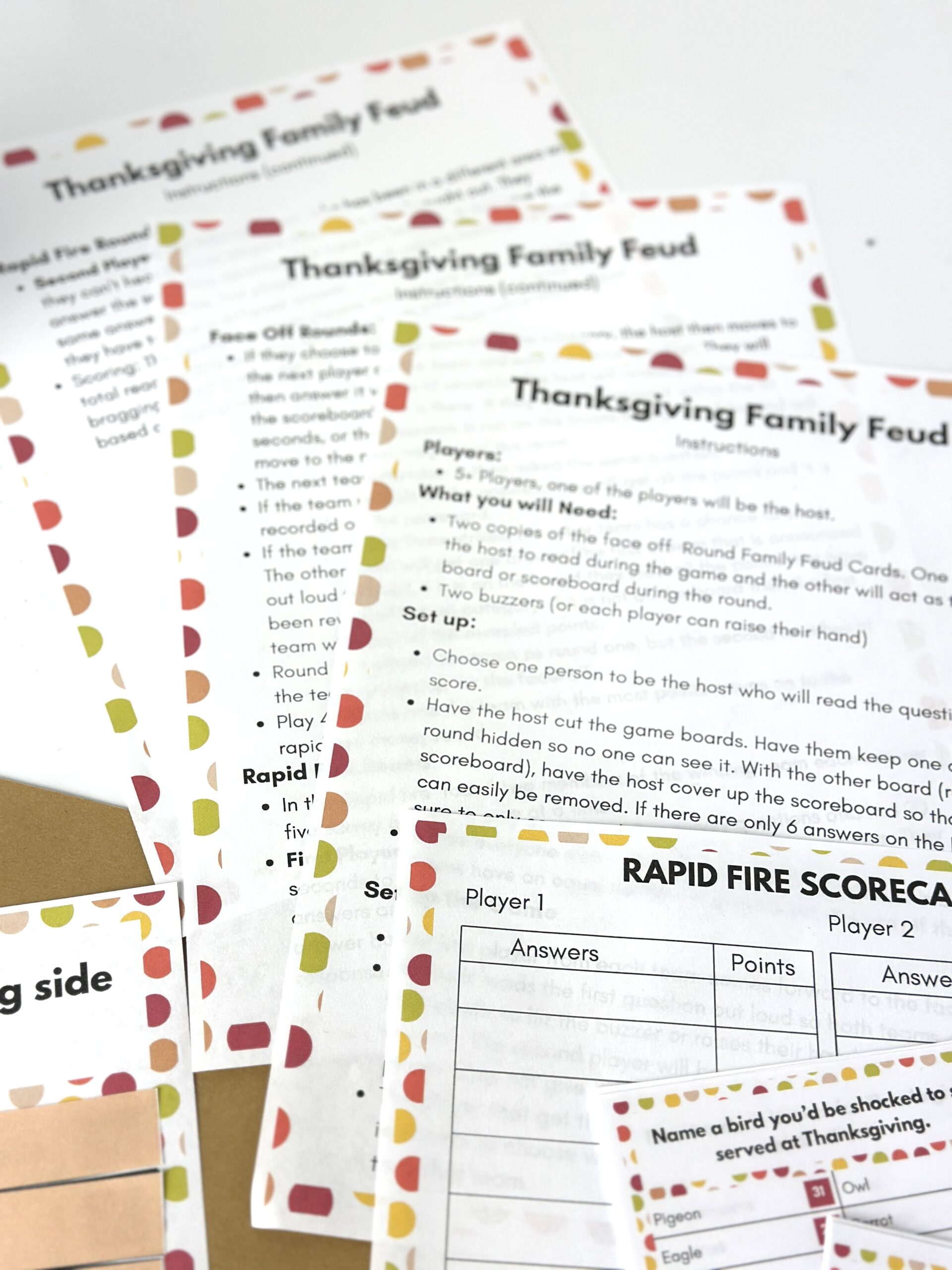 40 Thanksgiving Family Feud Questions [Free Download]