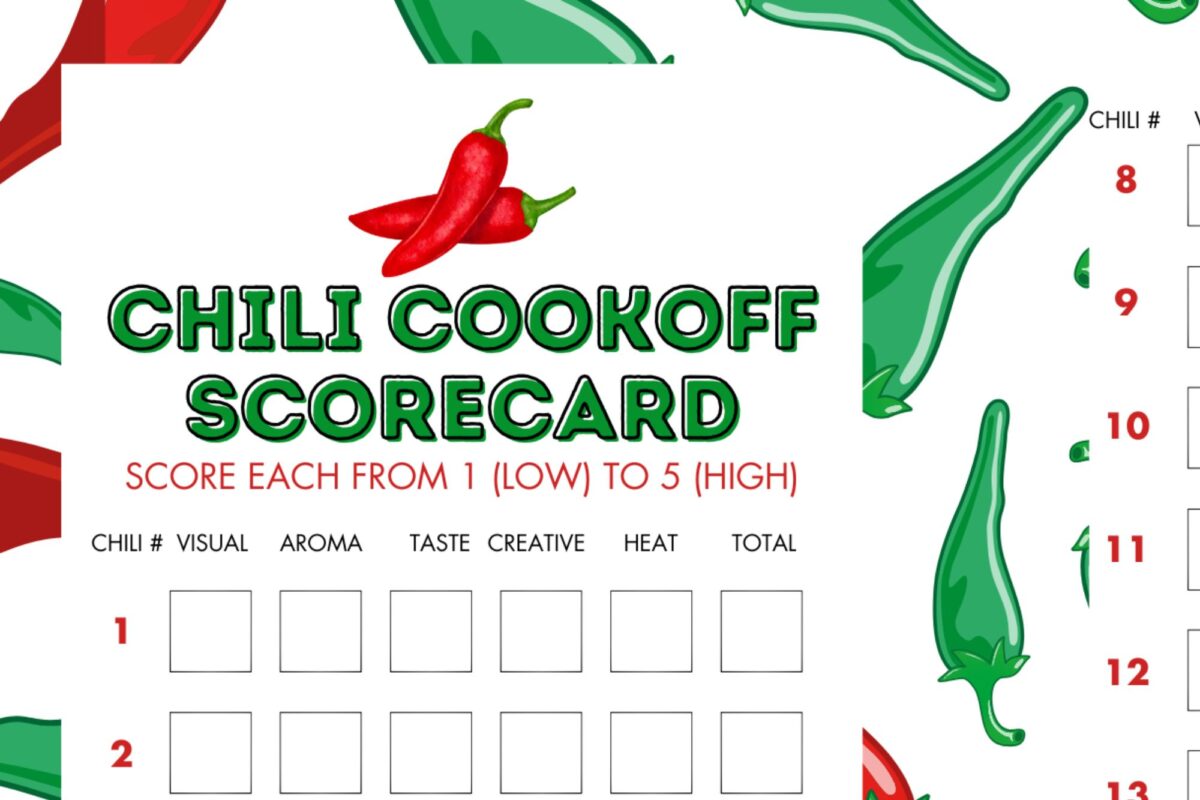 How to Host a Chili Cookoff Party + Awards