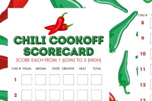 How to Host a Chili Cookoff Party + Awards
