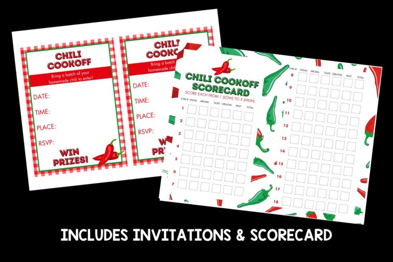 How to Host a Chili Cookoff Party + Awards